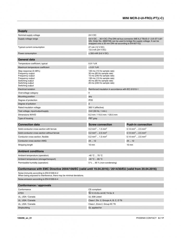 Phoenix Contact 2902032 datasheet page 6