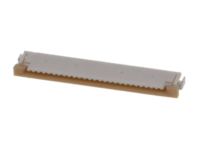 Easy-On FFC/FPC Connector, 1.00mm Pitch, Slider Series, Right-Angle, Top Contact, 2.70mm Height, 11 Circuits, Gold Plating