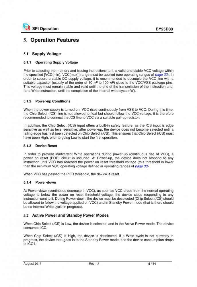 BY25D80 technical document page 9