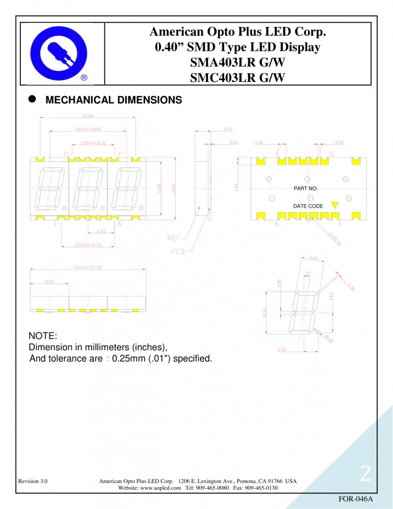 SMC403LR datasheet page 2