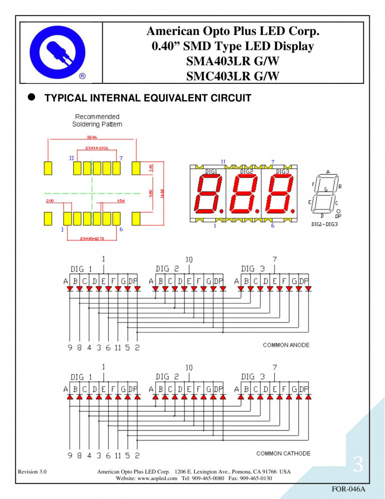 SMC403LR datasheet page 3