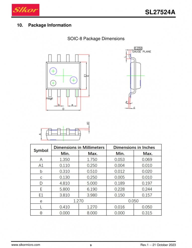 SL27524A datasheet page 9
