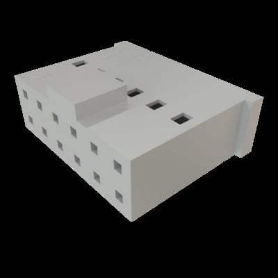 Samtec ISDM-05-K Rectangular Connector Housing