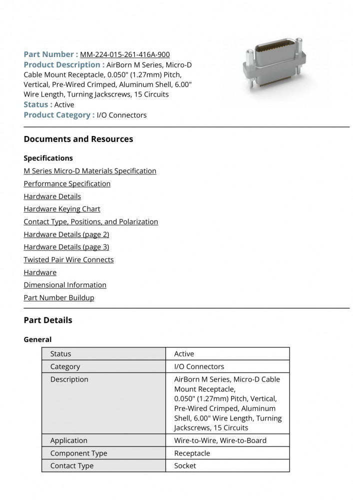 Technical document page 1