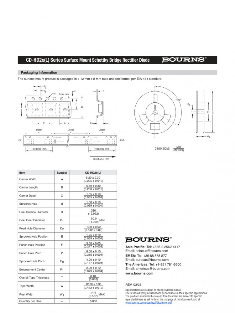 CD-HD2004 datasheet page 5
