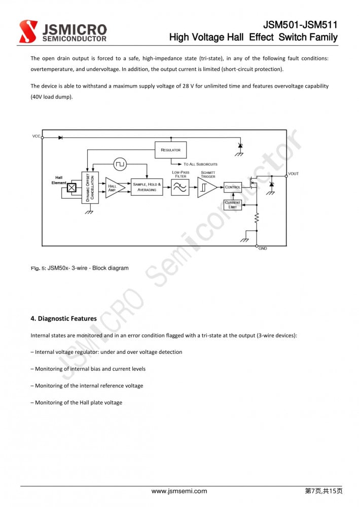 JSM505 datasheet page 7