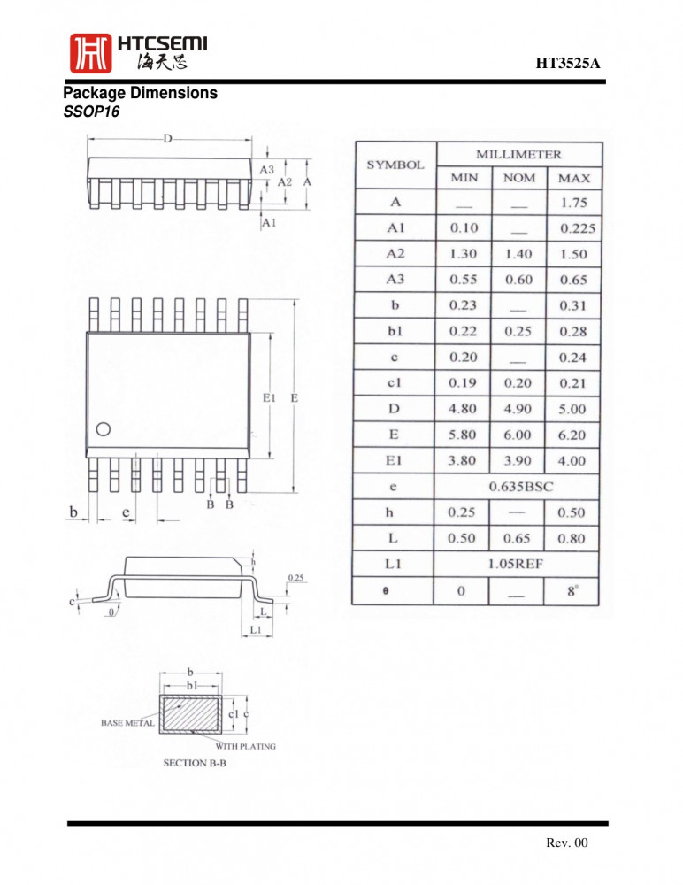 HT3525ARWZ datasheet page 8