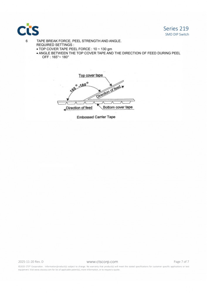 Series 219 technical document page 7