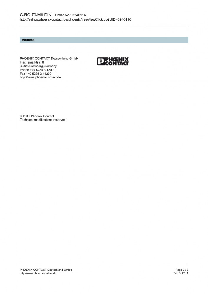 Phoenix Contact 3240116 product document page 3