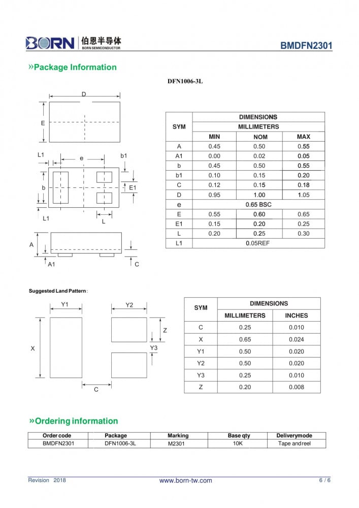 BMDFN2301 datasheet page 6