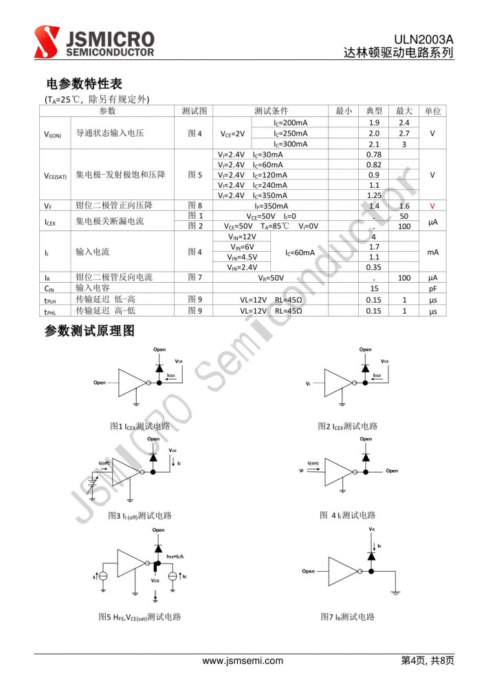 ULN2003A-JSM datasheet page 4