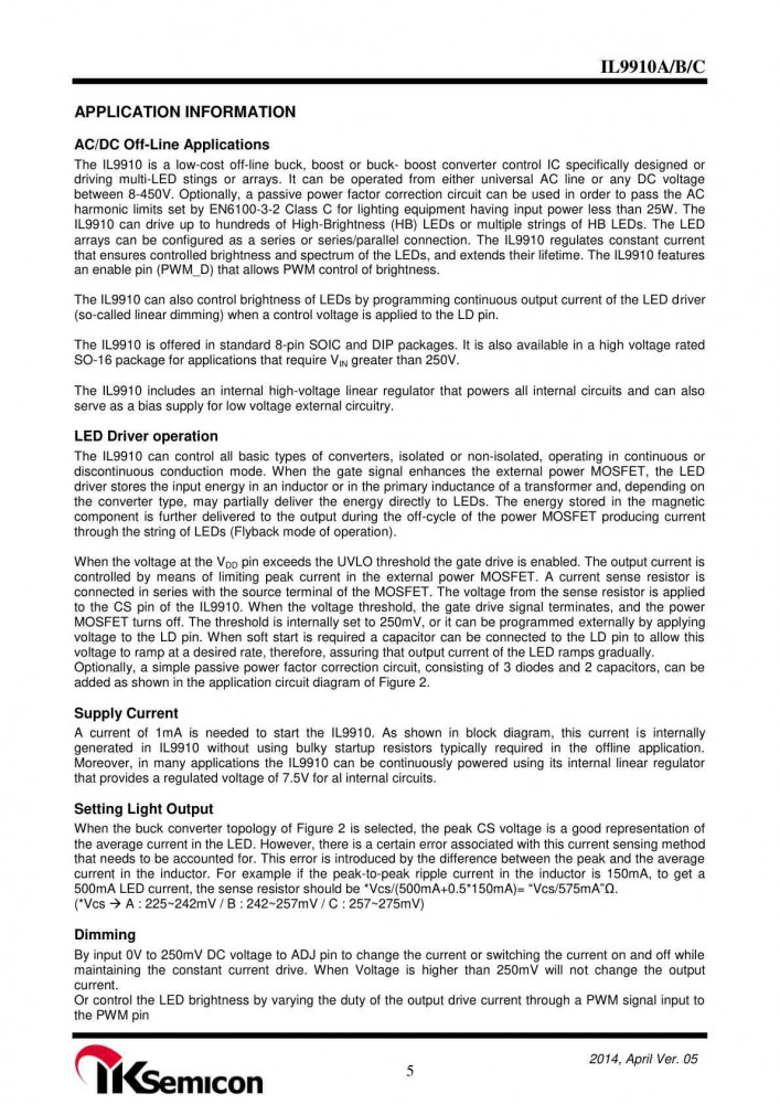 IL9910DT-B datasheet page 5