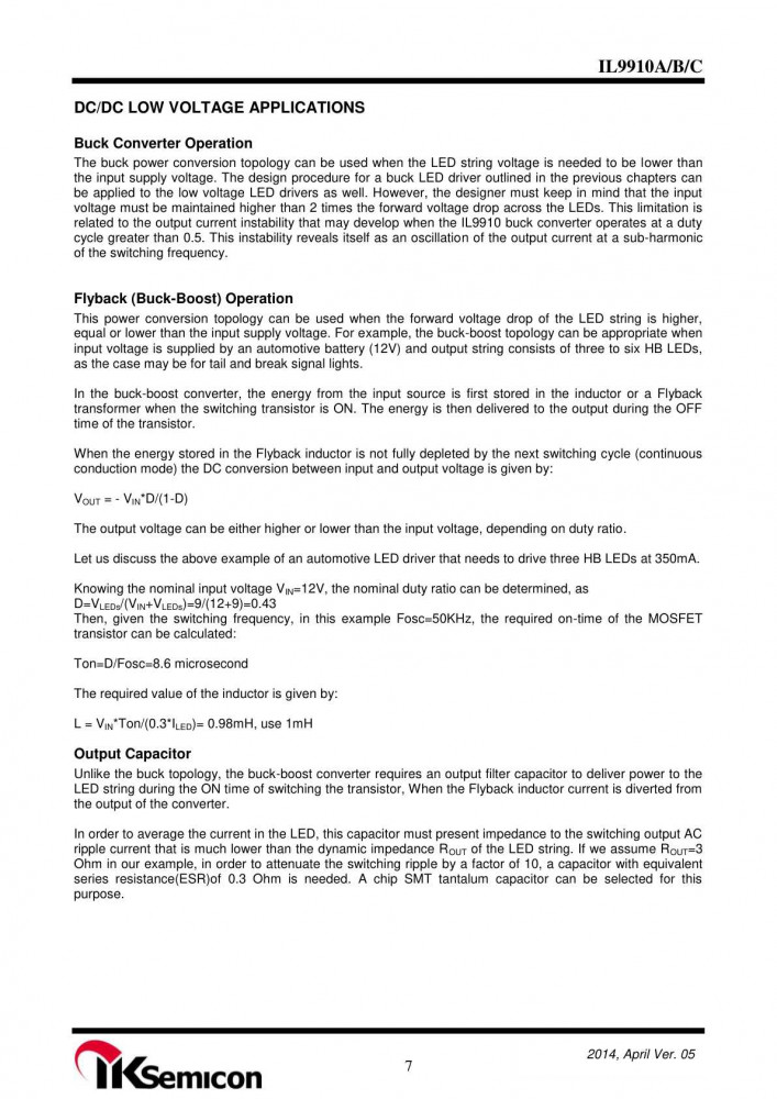 IL9910DT-B datasheet page 7