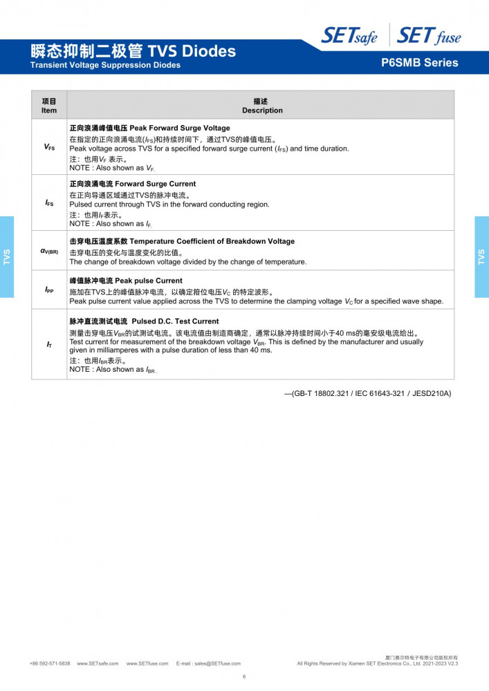 P6SMB series datasheet page 6