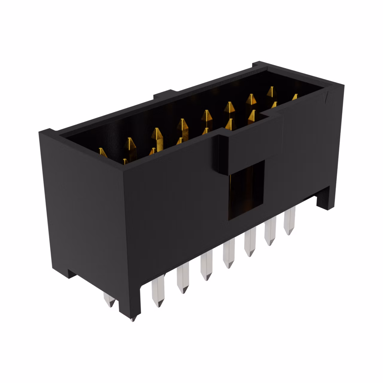 C-Grid Vertical Header Assembly, Dual Row, 14 Circuits