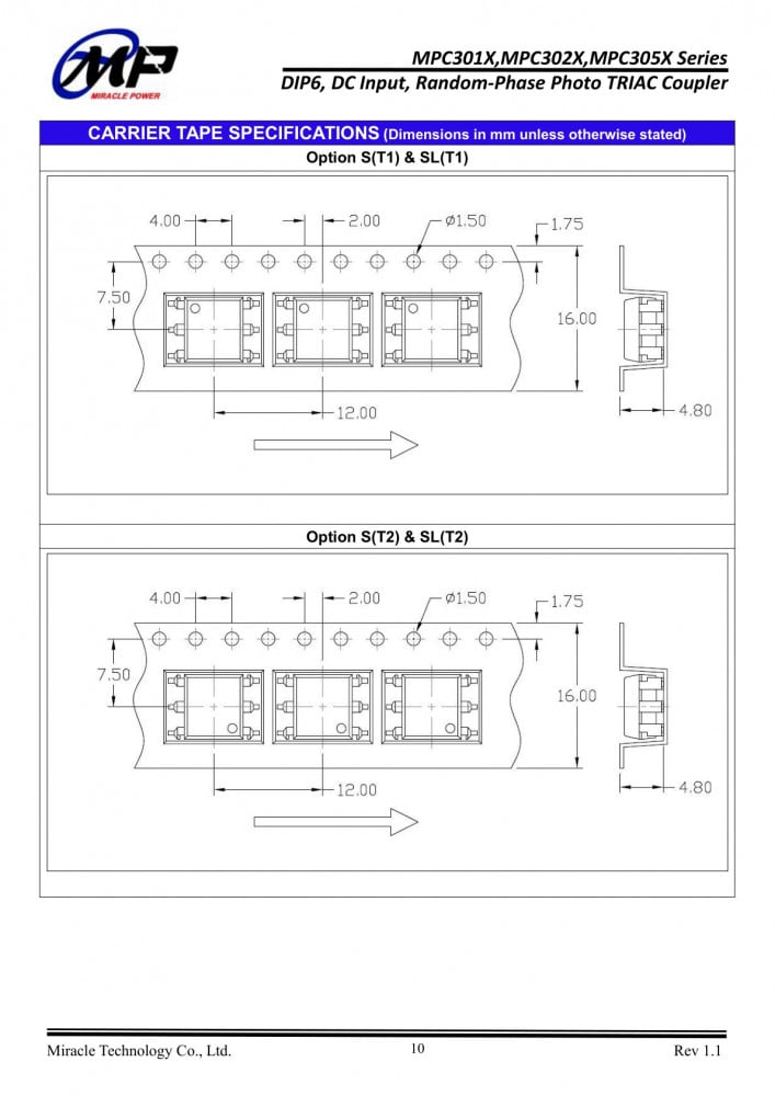 MPC3053-GV datasheet page 10