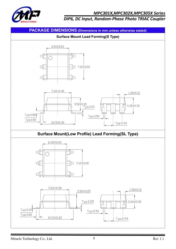 MPC3053-GV datasheet page 8