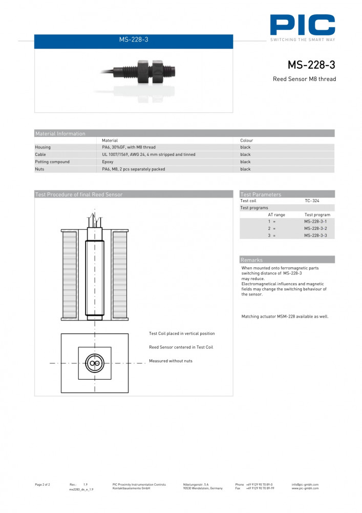 MS-228-3 technical document, page 2