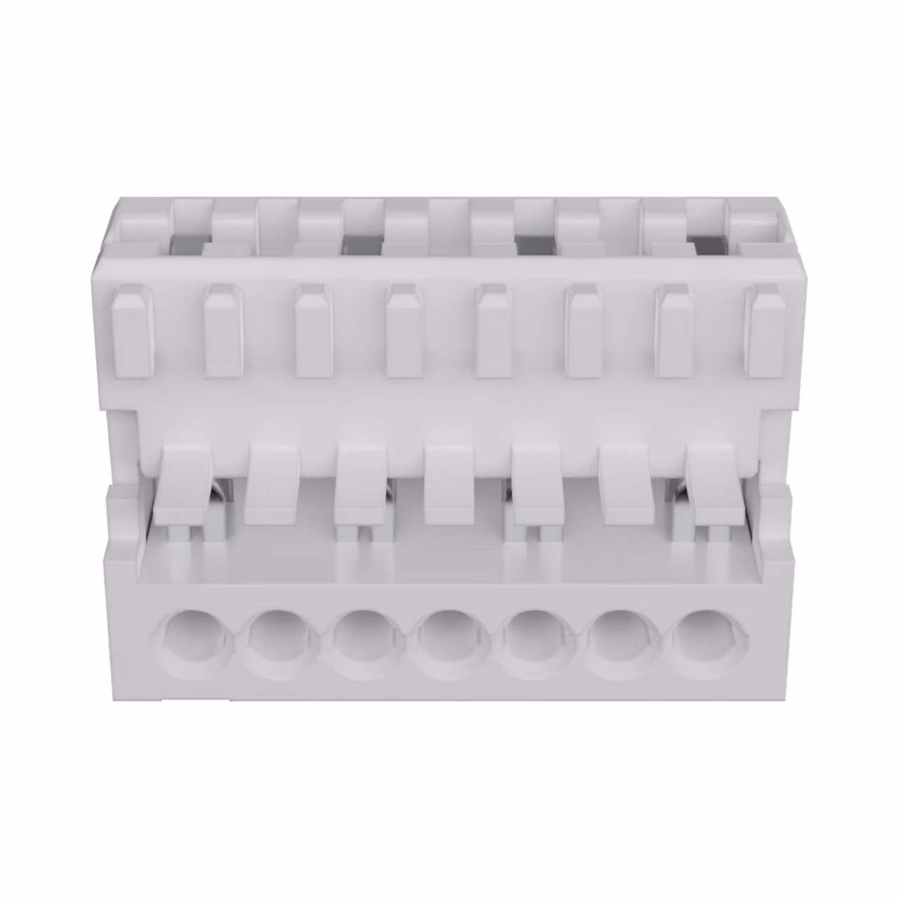 Appli-Mate RAST 2.5 IDT Housing, 5.00mm Pitch, Female, 4 Circuits, All Position Keys, Slotted Endwalls for sale