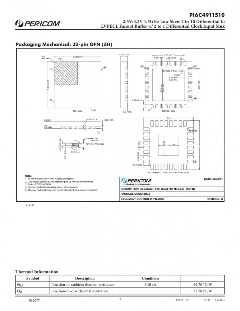 PI6C4911510FAIEX datasheet page 7