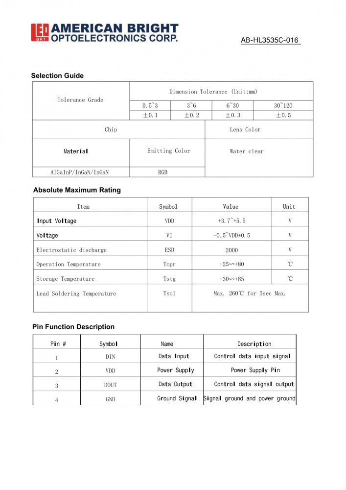 AB-HL3535C-016 document preview page 2