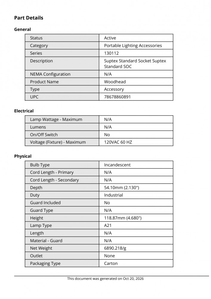 1301120071 product document image, page 2