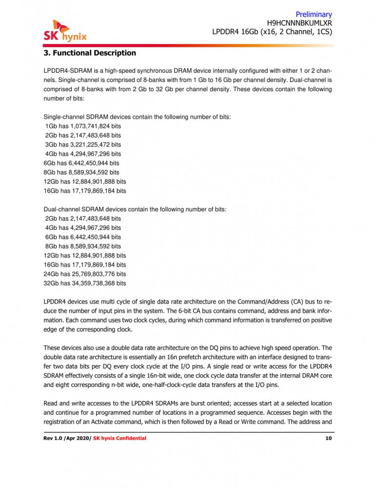 H9HCNNNBKUMLXR-NEE datasheet page 10