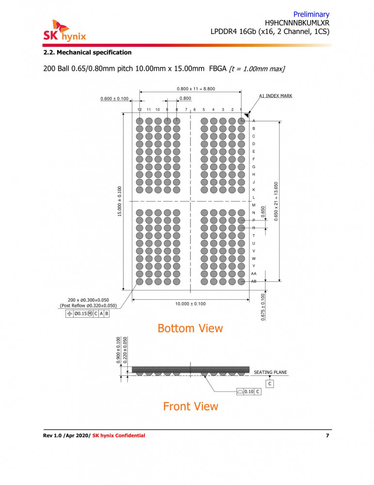 H9HCNNNBKUMLXR-NEE datasheet page 7