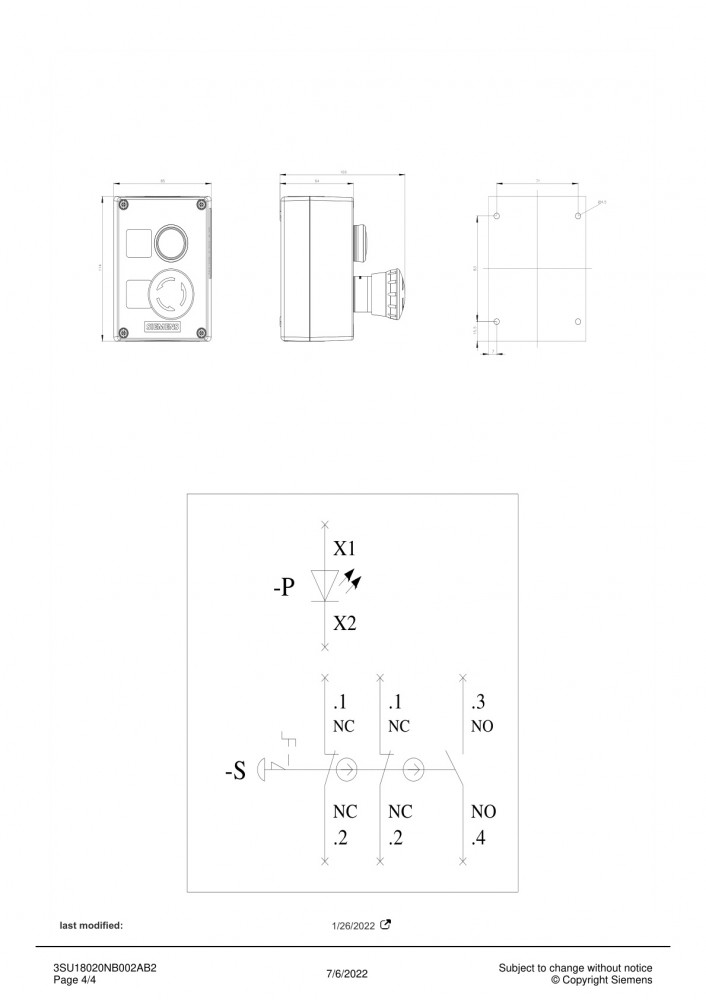 SIEMENS 3SU18020NB002AB2 datasheet page 4