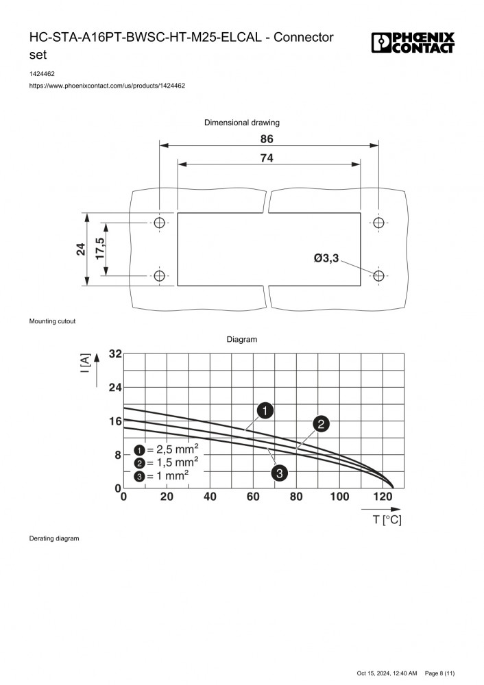 Phoenix Contact 1424462 technical document page 8