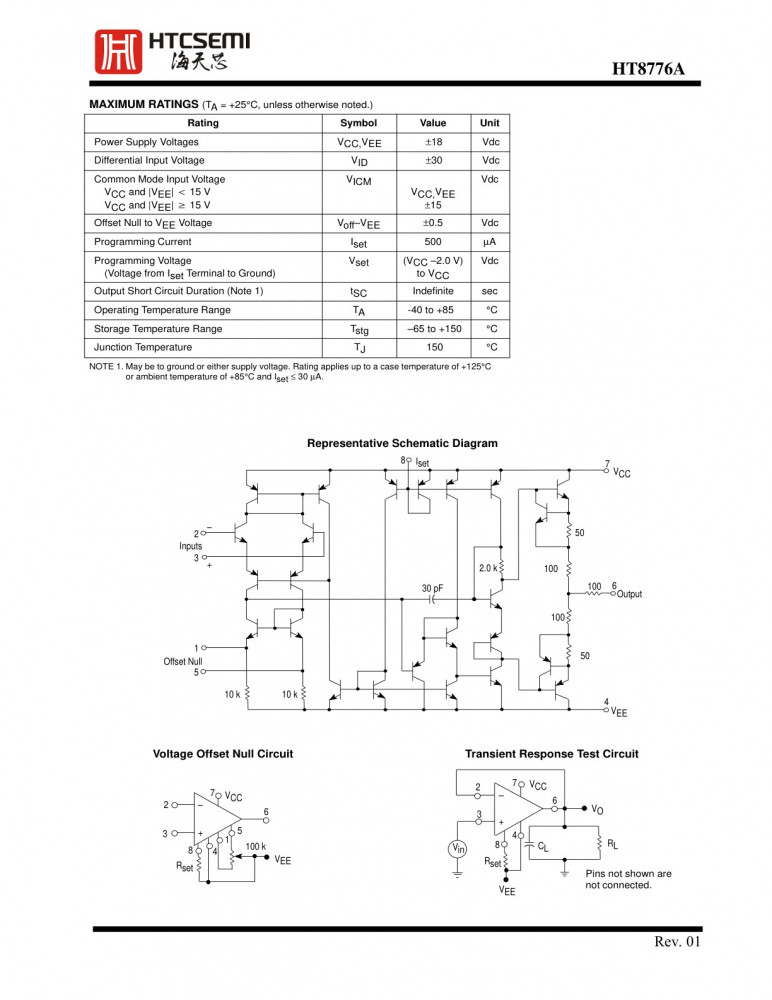 HT8776ARZ datasheet page 2