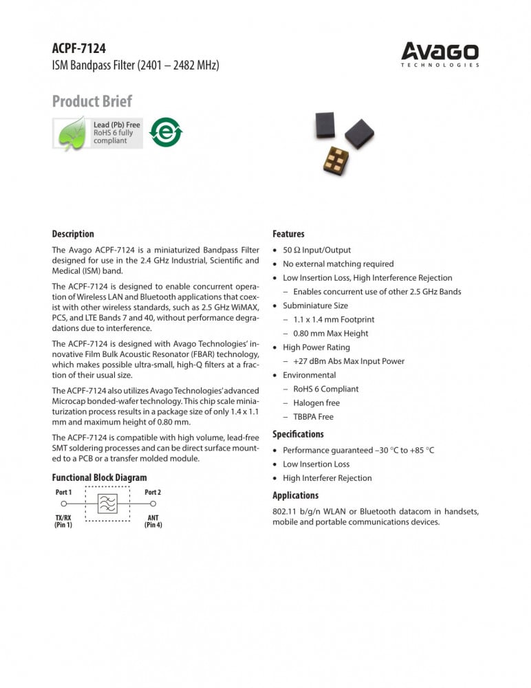 ACPF-7124 technical document page 1