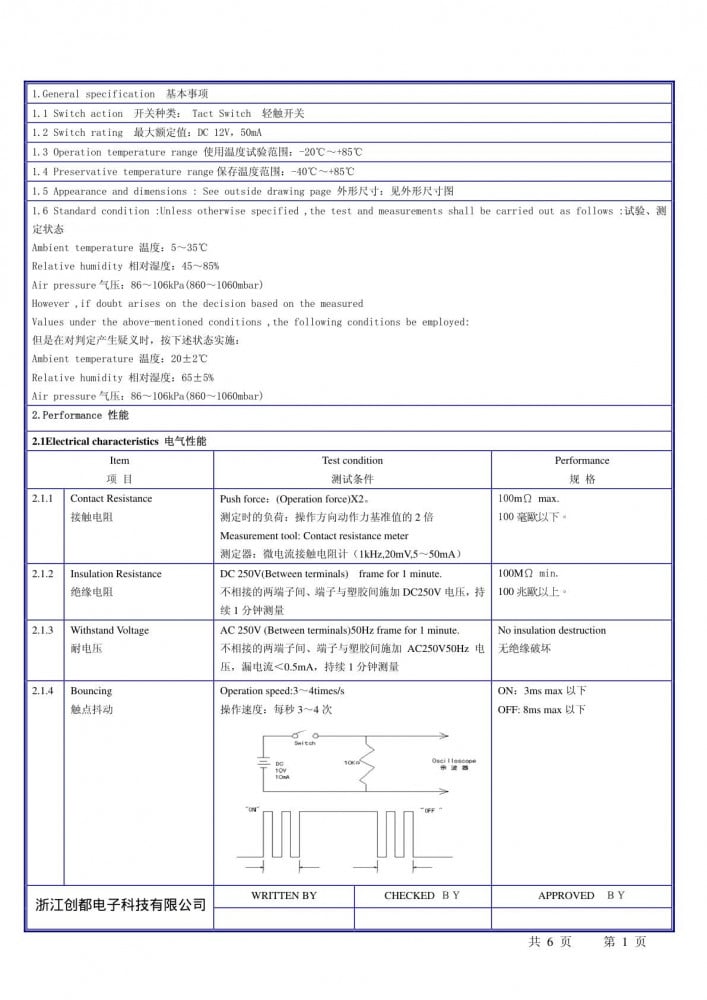 CAX TS-1806SA-2x4x3.5DY-180 specification page 3