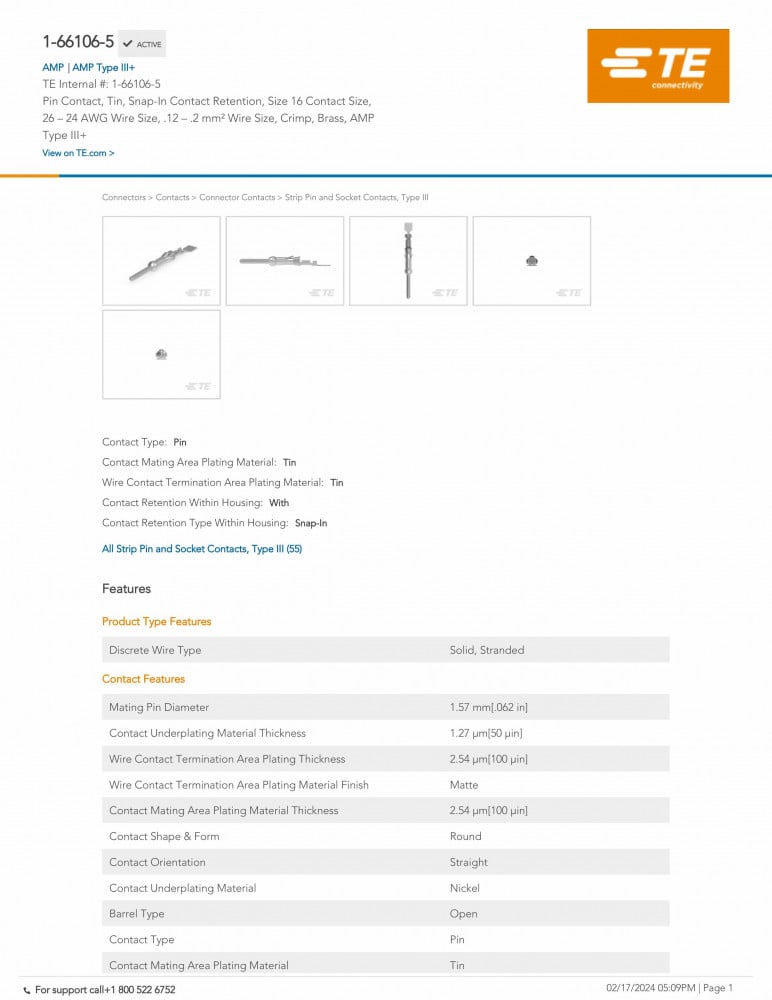 1-66106-5 technical document page 1