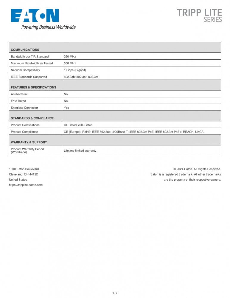 N201-S15-BL technical document page 3