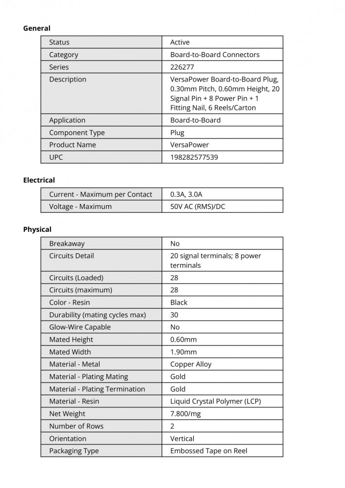 MOLEX 2262770201 technical document image, page 2