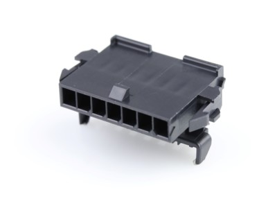 Micro-Fit TPA Panel Mount Plug Housing, Single Row, 7 Circuits, UL 94V-0, Low-Halogen, Black for sale