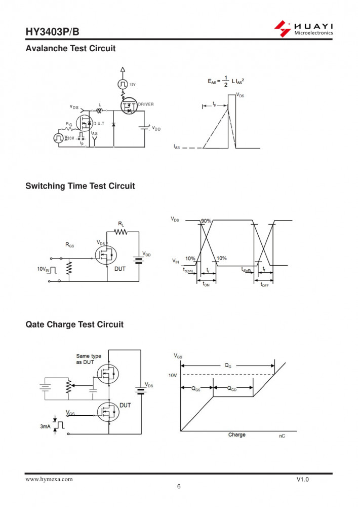 HY3403B datasheet page 6