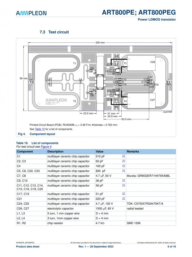 ART800PEY datasheet page 6
