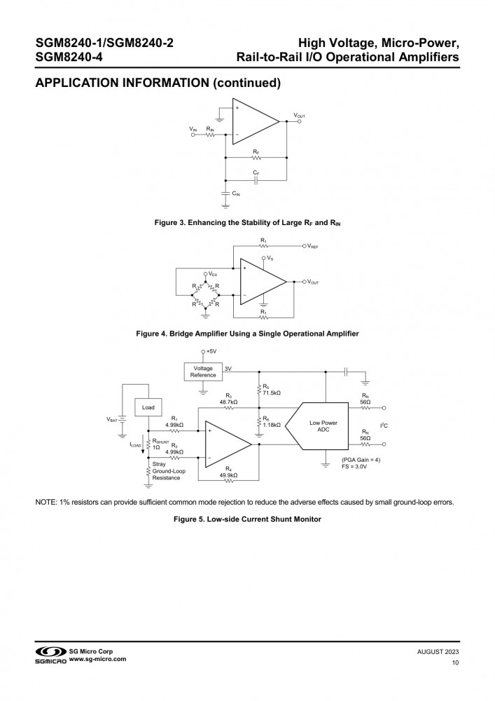 SGM8240 datasheet page 10