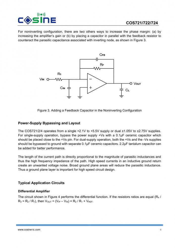 COS722SR datasheet page 6