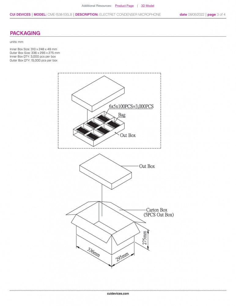 CME-1538-100LB technical document page 3