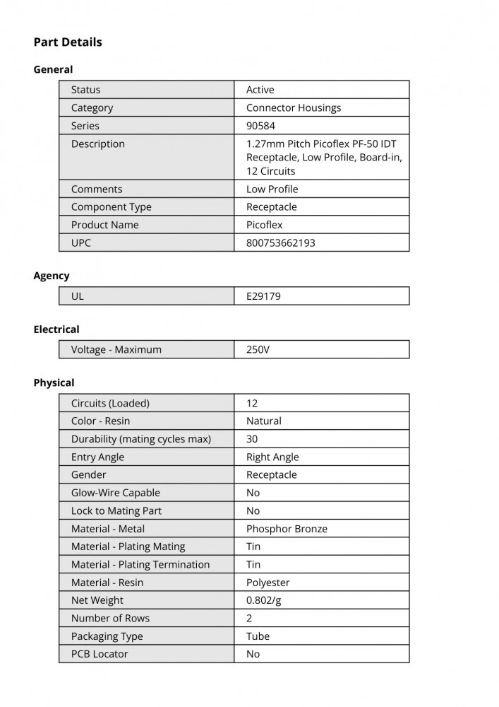 MOLEX 905841312 product document image 2