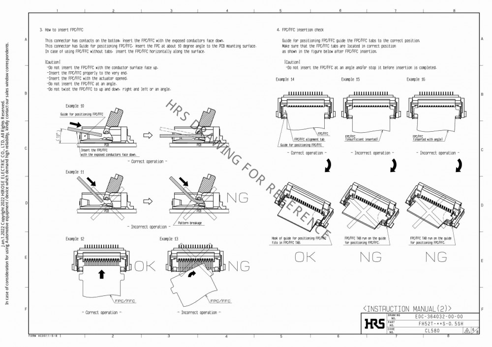 HRS FH52T application instruction page 6