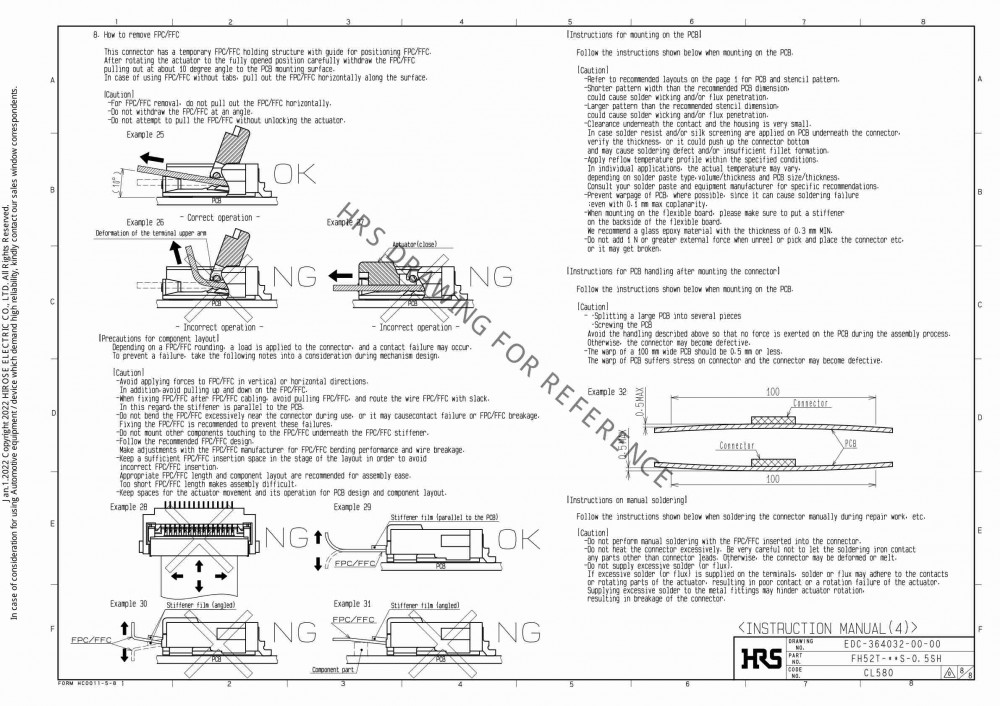 HRS FH52T application instruction page 8