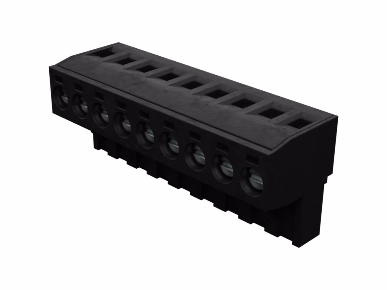 5.08mm Pitch Eurostyle Horizontal Plug, with Reverse Imprinting, Black, 9 Circuits for sale