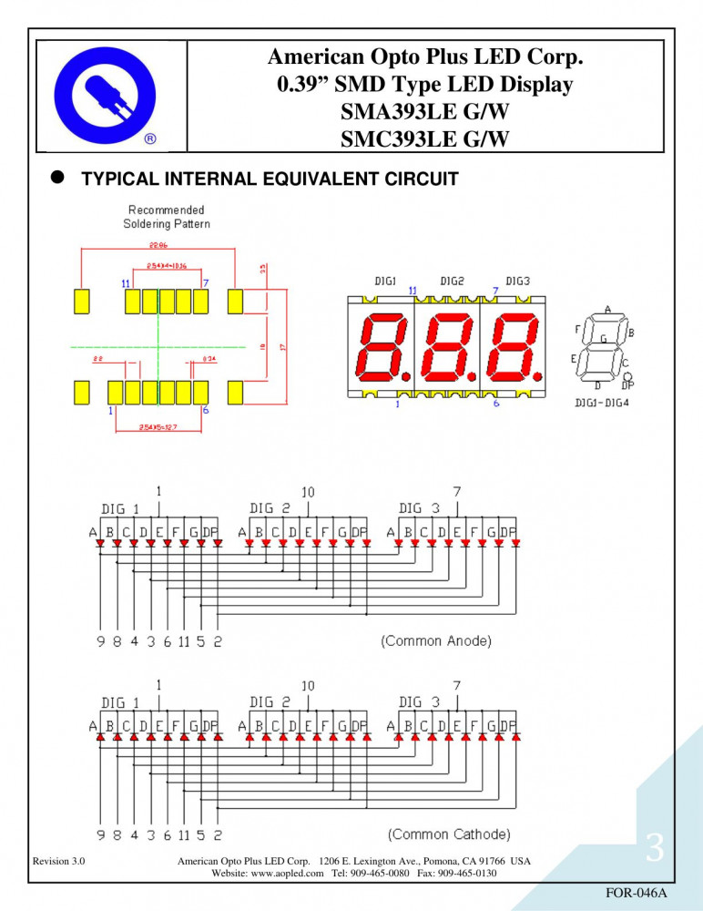 SMA393LE datasheet page 3