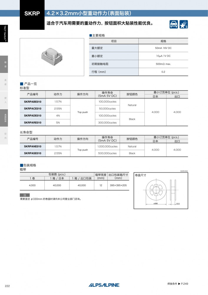 SKRPASE010 technical document page 1