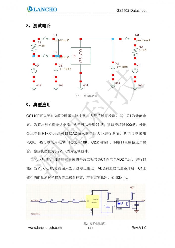 GS1102 datasheet page 4