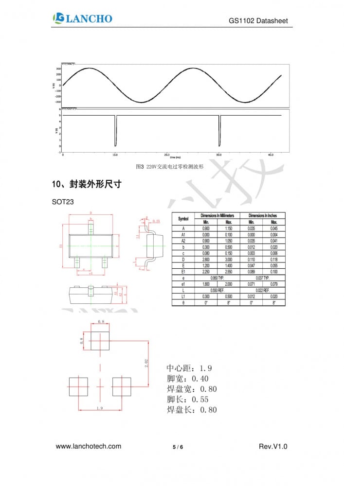 GS1102 datasheet page 5